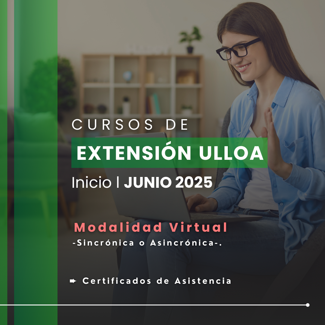 Cursos de Extensión – Junio 2025 – Institución Fernando Ulloa